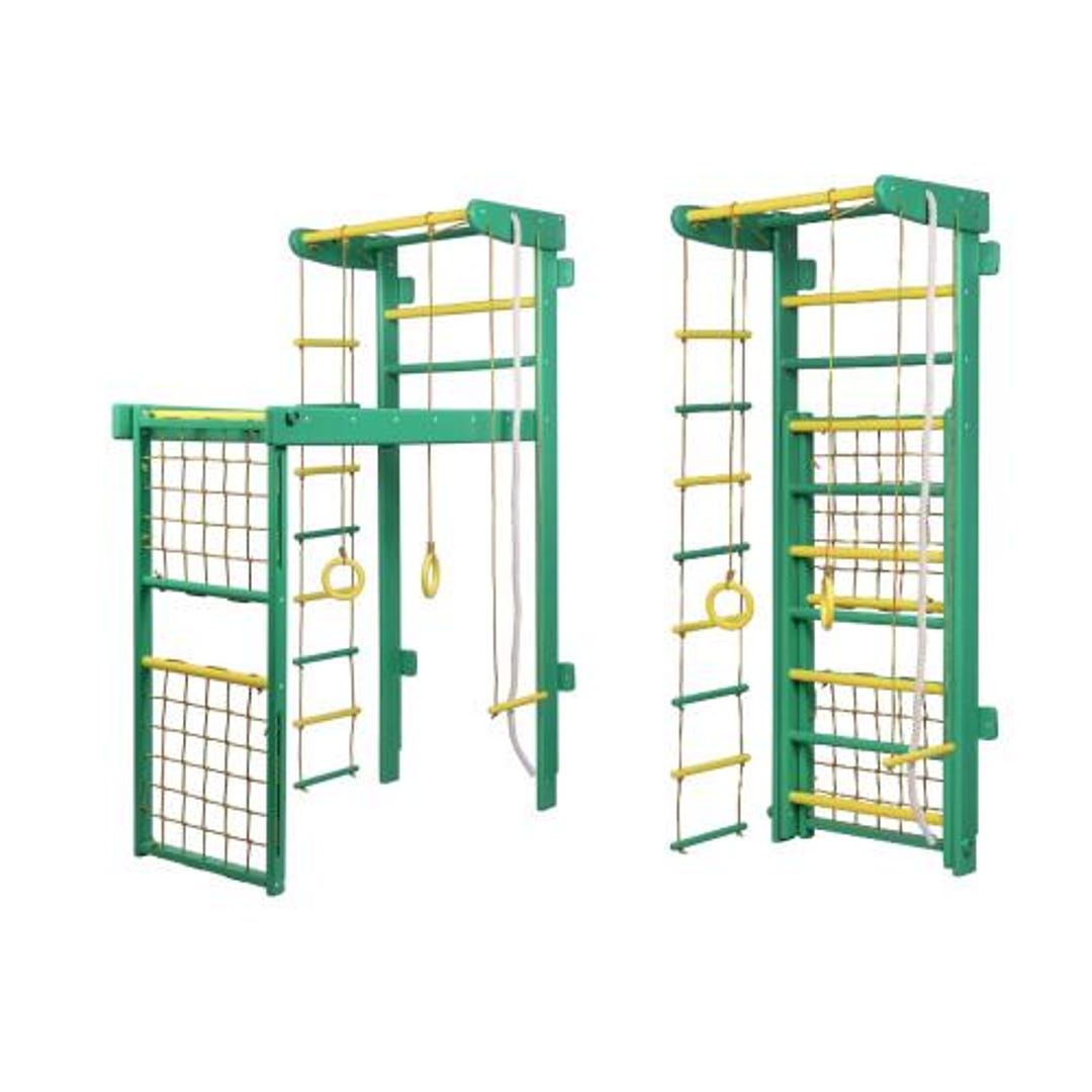 Wooden Green Playground | Transformer for Home and Yard | Wall Ladder ...