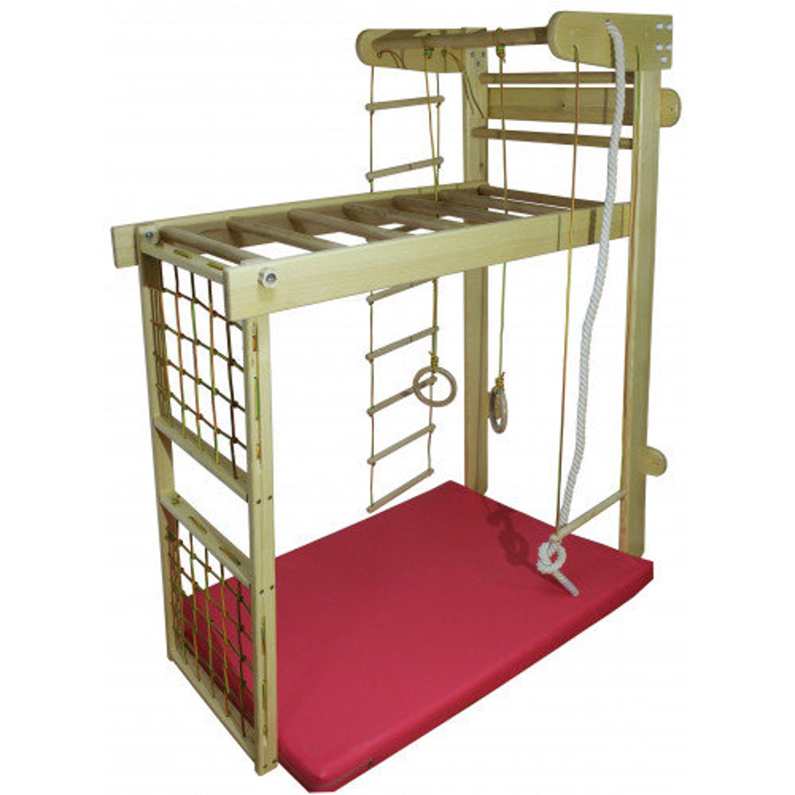 Wooden ECO Playground Transformer for Home and Yard Wall Ladder Indoor ...