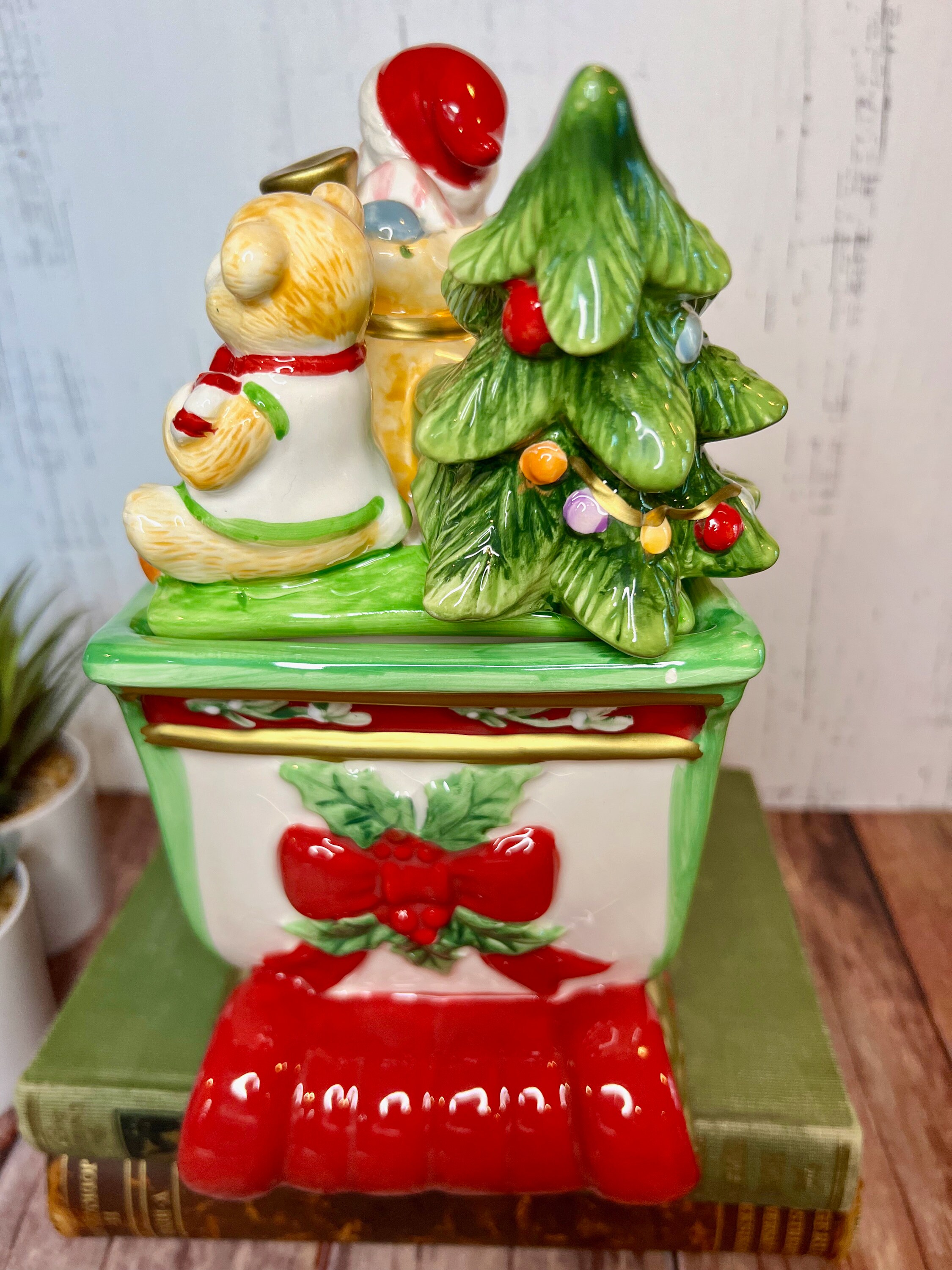 Vintage Spode Santa in Sleigh Cookie Jar Vintage Cookie Jar - Etsy