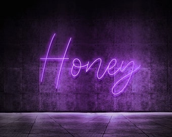 Neon Honey Sign - Etsy