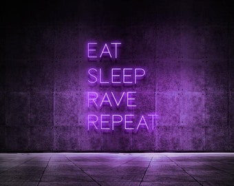 Eat Sleep Rave | Etsy