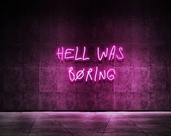 Hell Neon Sign | Etsy