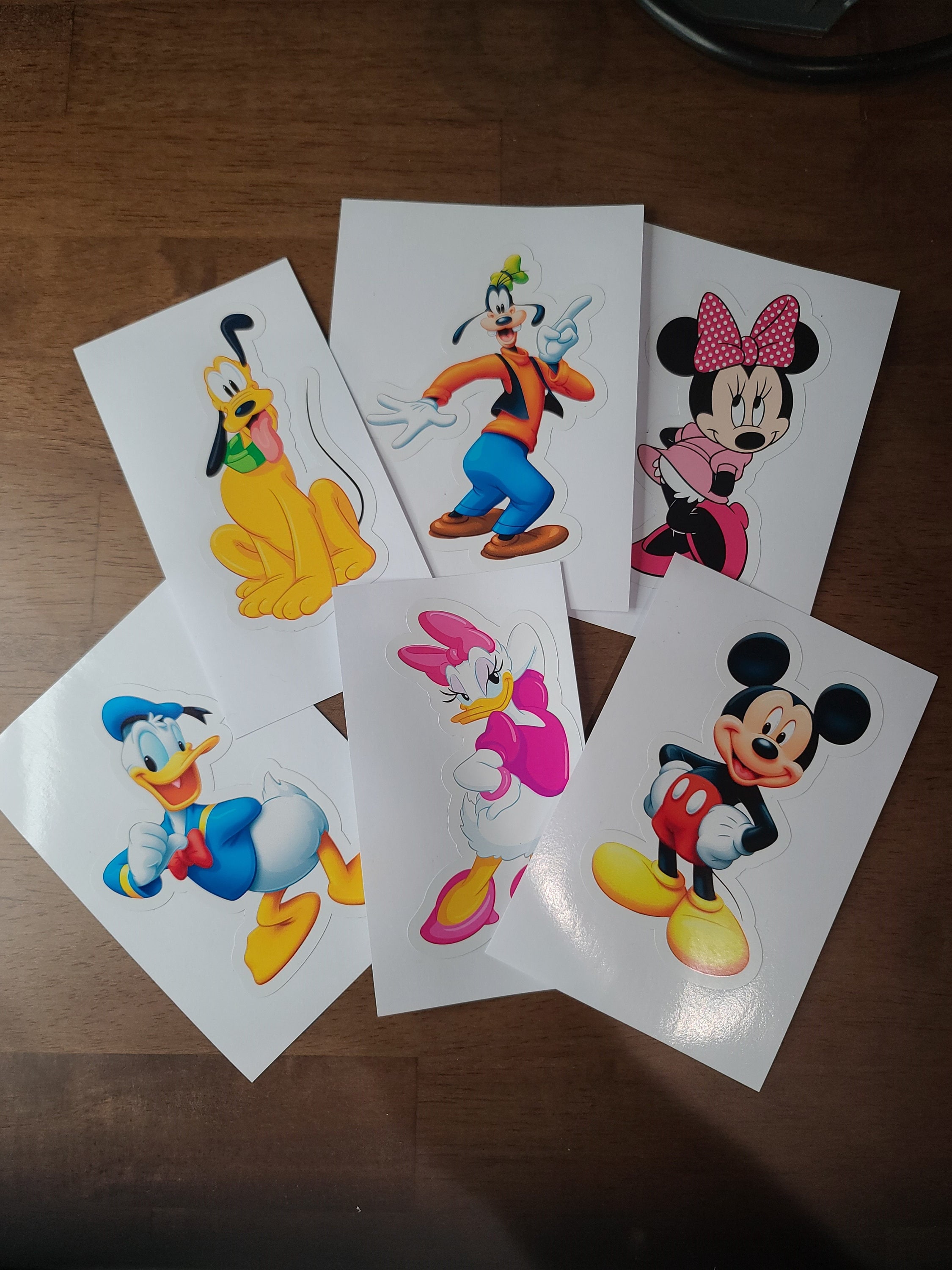 Disney Stickers / Decals / Mickey / Goofy / Minnie / Pluto / - Etsy