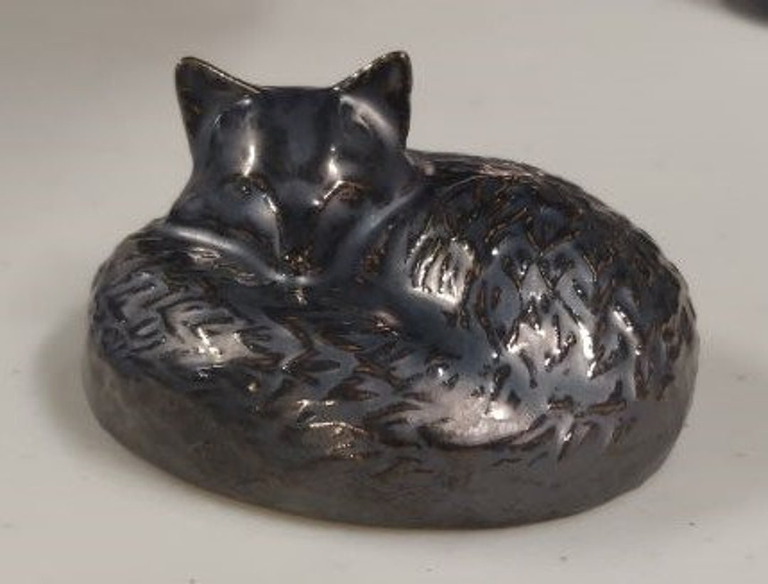FOX Resting, Curled Fox Figure - Etsy