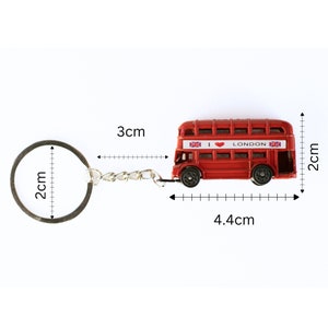 Set of 12 London Bus, Telephone Booth Keyring Souvenir Metal Keychain ...