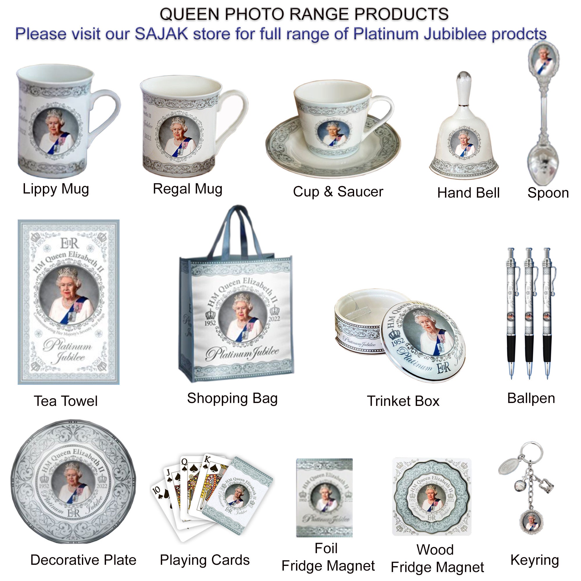 Queen Elizabeth II Platinum Jubilee 2022 Crown Ceramic - Etsy UK