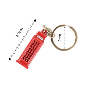 Set of 12 London Bus, Telephone Booth Keyring Souvenir Metal Keychain ...