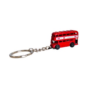 Set of 12 London Bus, Telephone Booth Keyring Souvenir Metal Keychain ...