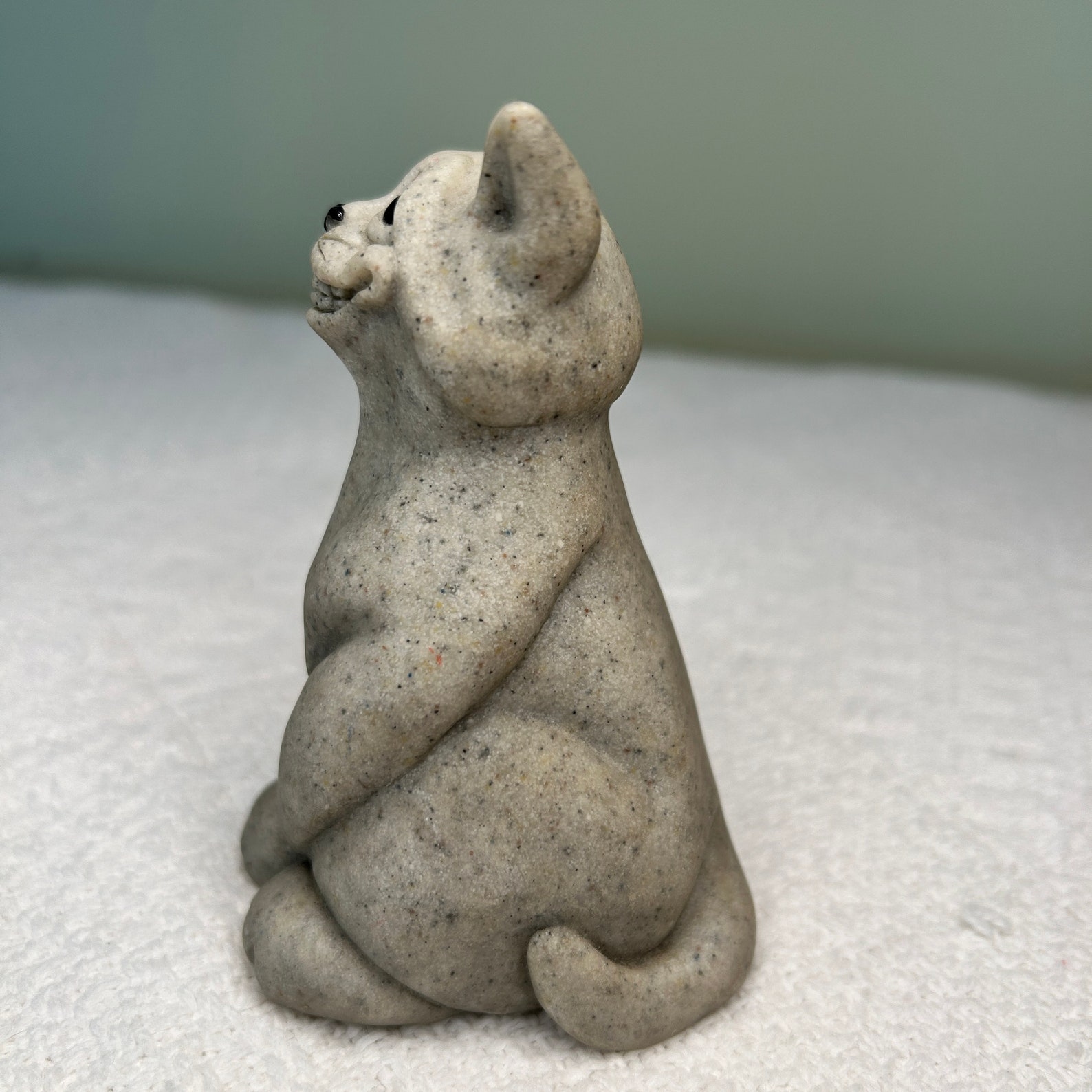 Quarry Critters Chico Grinning Cat Figure Second Nature Design Vintage ...