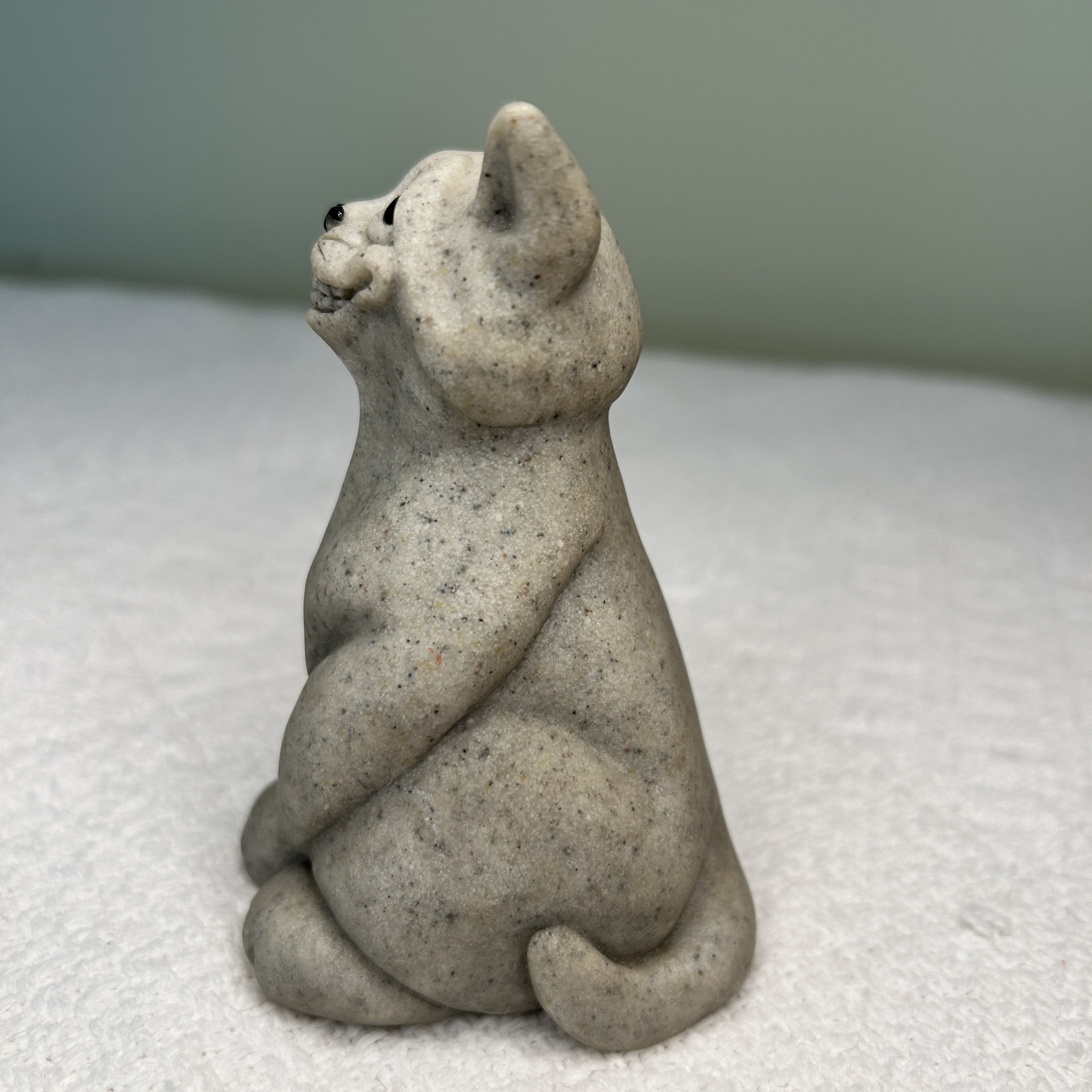 Quarry Critters Chico Grinning Cat Figure Second Nature Design Vintage ...