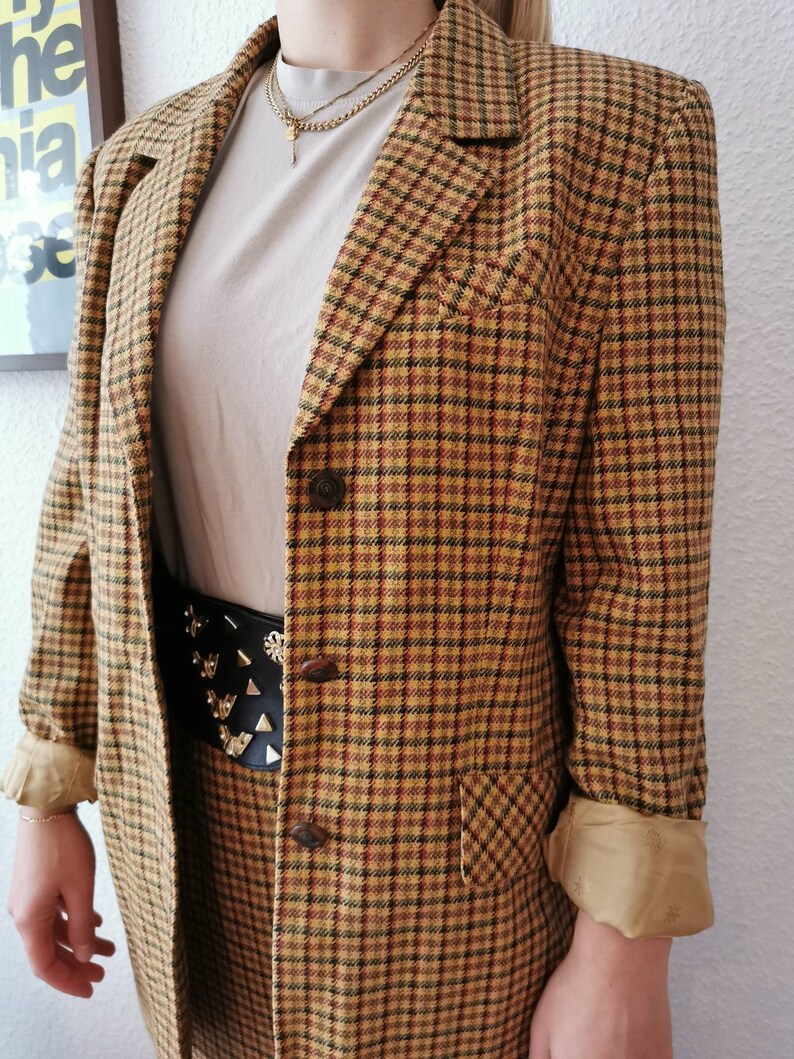 Vintage Set 1980's Chequered Hensel & Mortensen Co-ord - Etsy