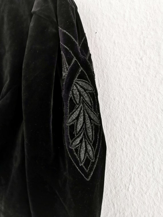 1960s velvet folklore blazer, German Bavarian traditi… - Gem