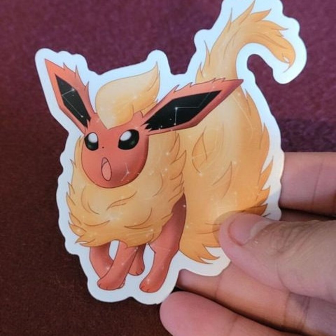 Celestial Flareon Die Cut Sticker - Etsy