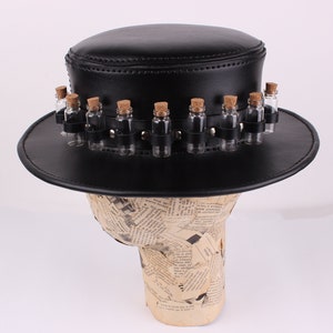 Alchemist Hat, Plague Doctor Hat, Steampunk Hat, Halloween Costume - Etsy