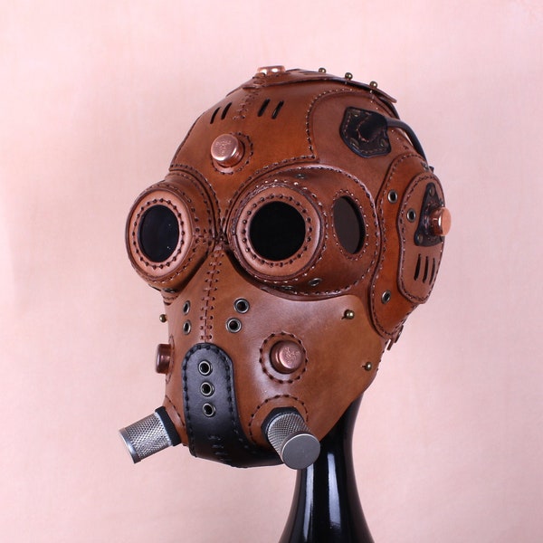 Leather Mask - Etsy