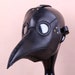 Long Plague Doctor Leather Mask, Steampunk Post Apocalyptic Mask ...