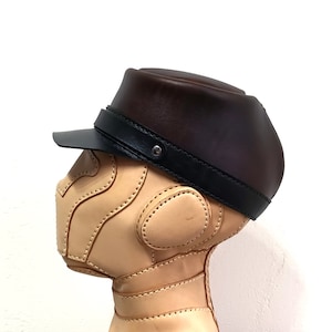 Leather American Kepi Hat - Etsy