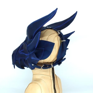 Leather Full Face Dragon Mask - Etsy