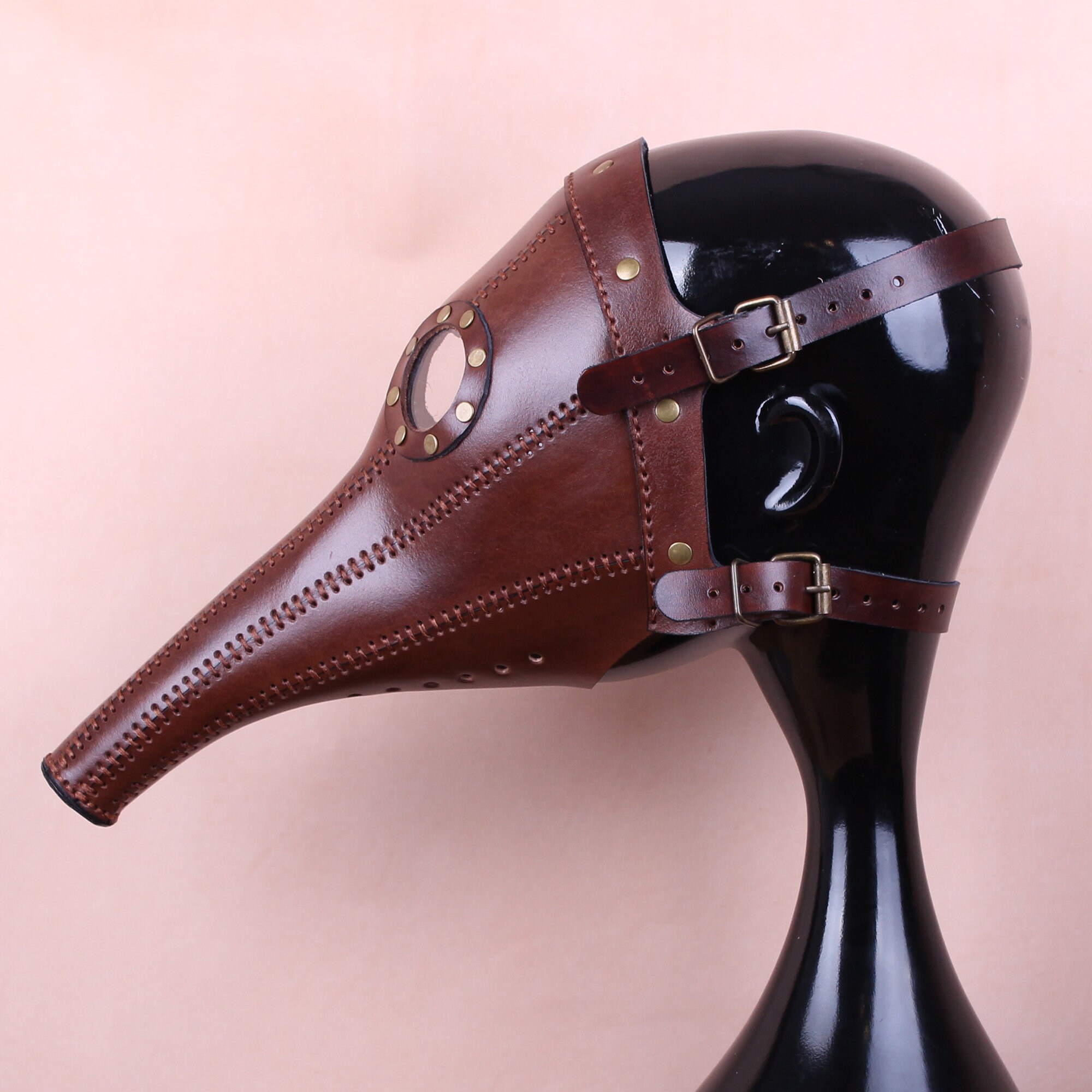 Plague Doctor Leather Mask Steampunk Post Apocalyptic Mask - Etsy