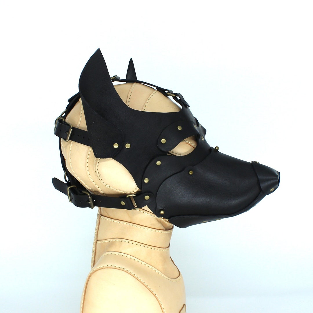 Dog Mask, Pup Hood, Fox Mask With Removable Muzzle - Etsy