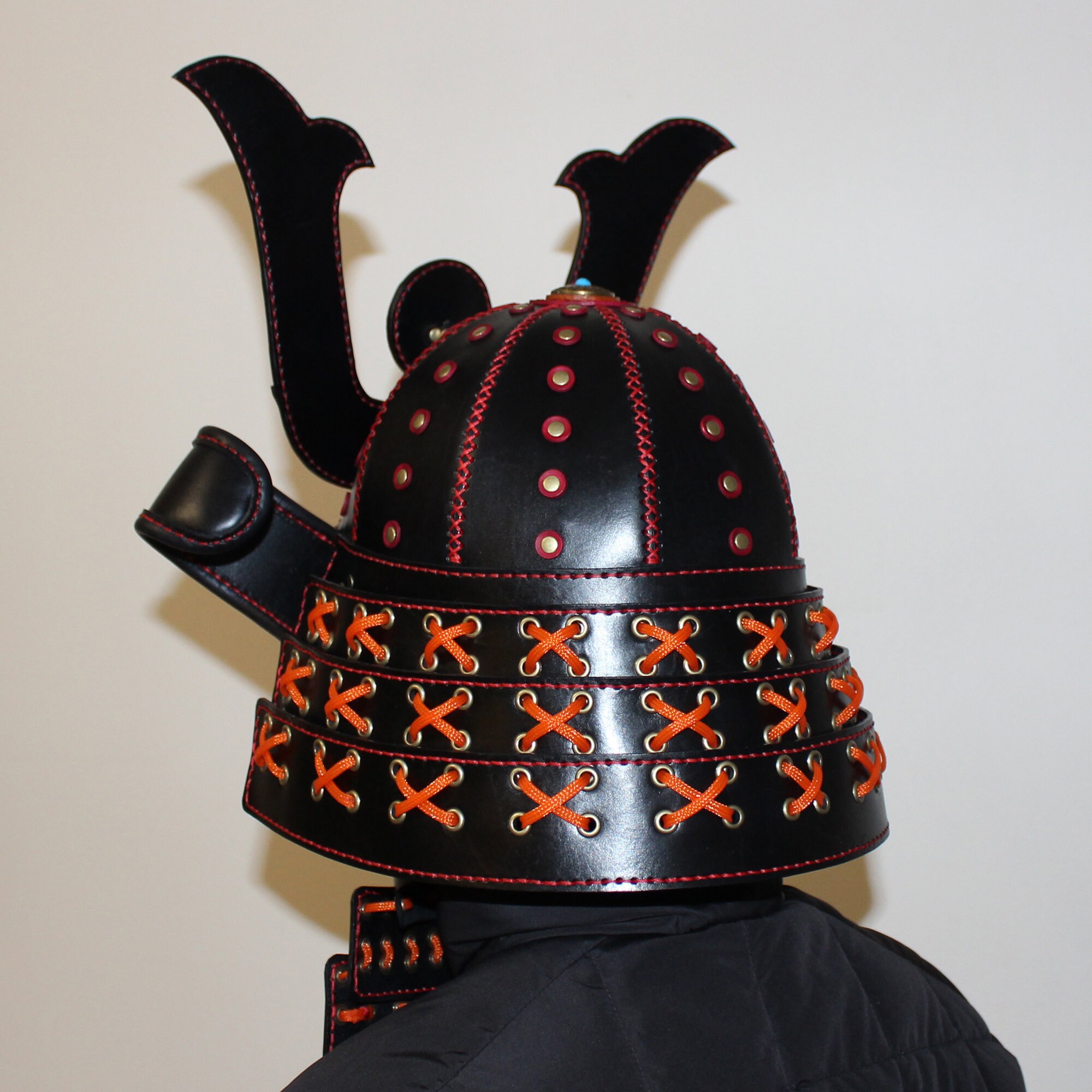 Samurai Helmet With Mask Larp Cosplay Samurai Helmet Samurai - Etsy