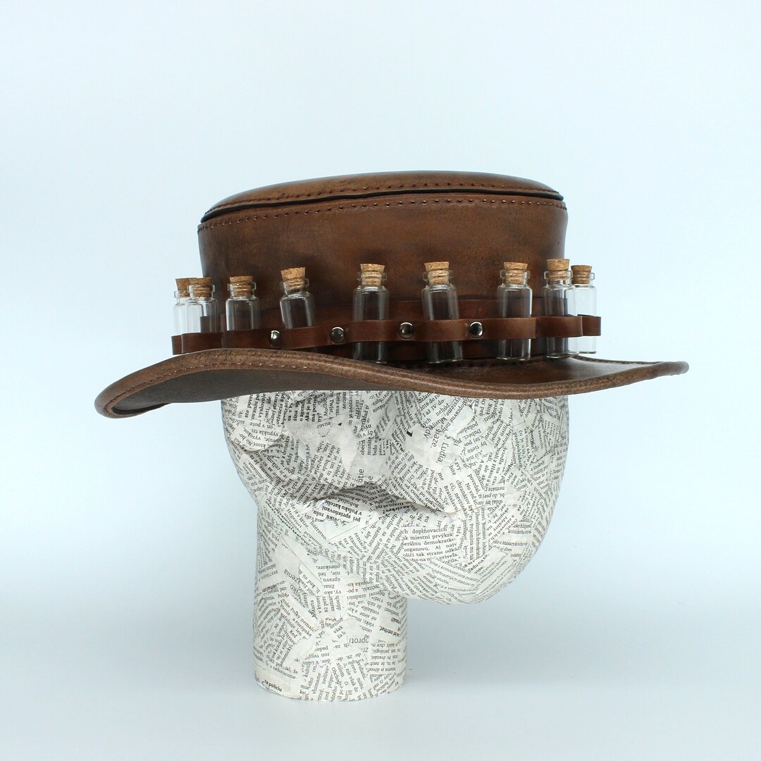 Alchemist Hat Plague Doctor Hat Steampunk Hat Halloween - Etsy