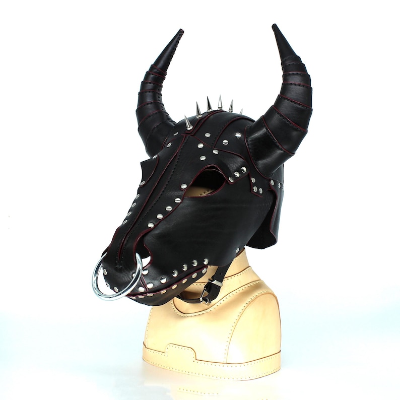 Minotaur Mask, Bull Leather Mask - Etsy