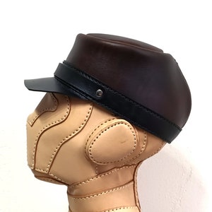 Leather American Kepi Hat - Etsy