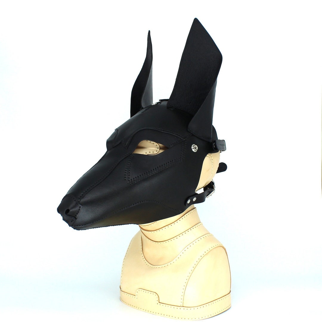 Leather Jackal Mask - Etsy