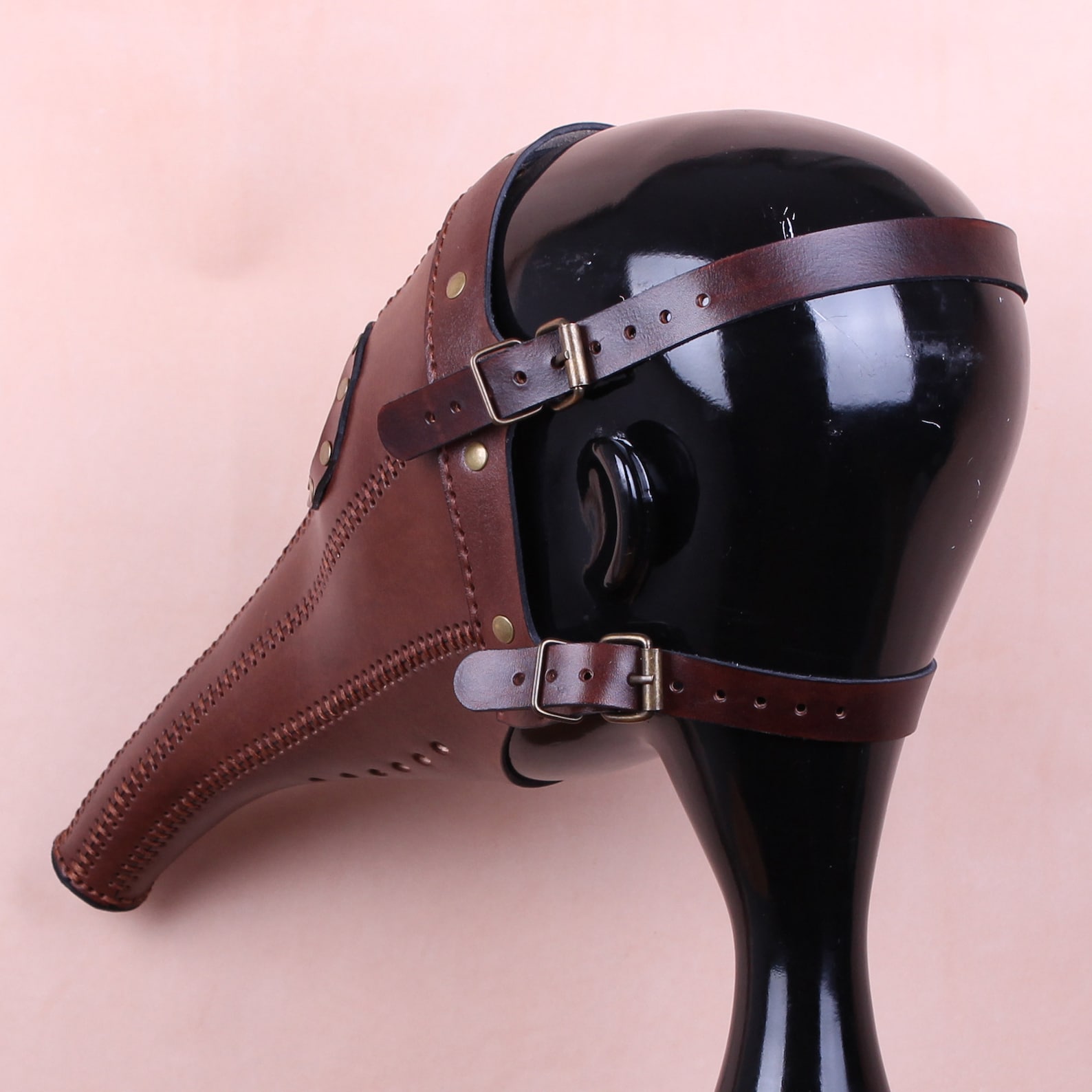 Plague Doctor Leather Mask Steampunk Post Apocalyptic Mask | Etsy