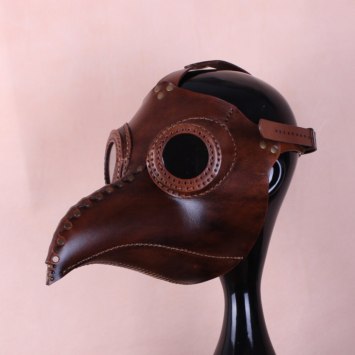 Plague Doctor Leather Mask Steampunk Post Apocalyptic Mask - Etsy