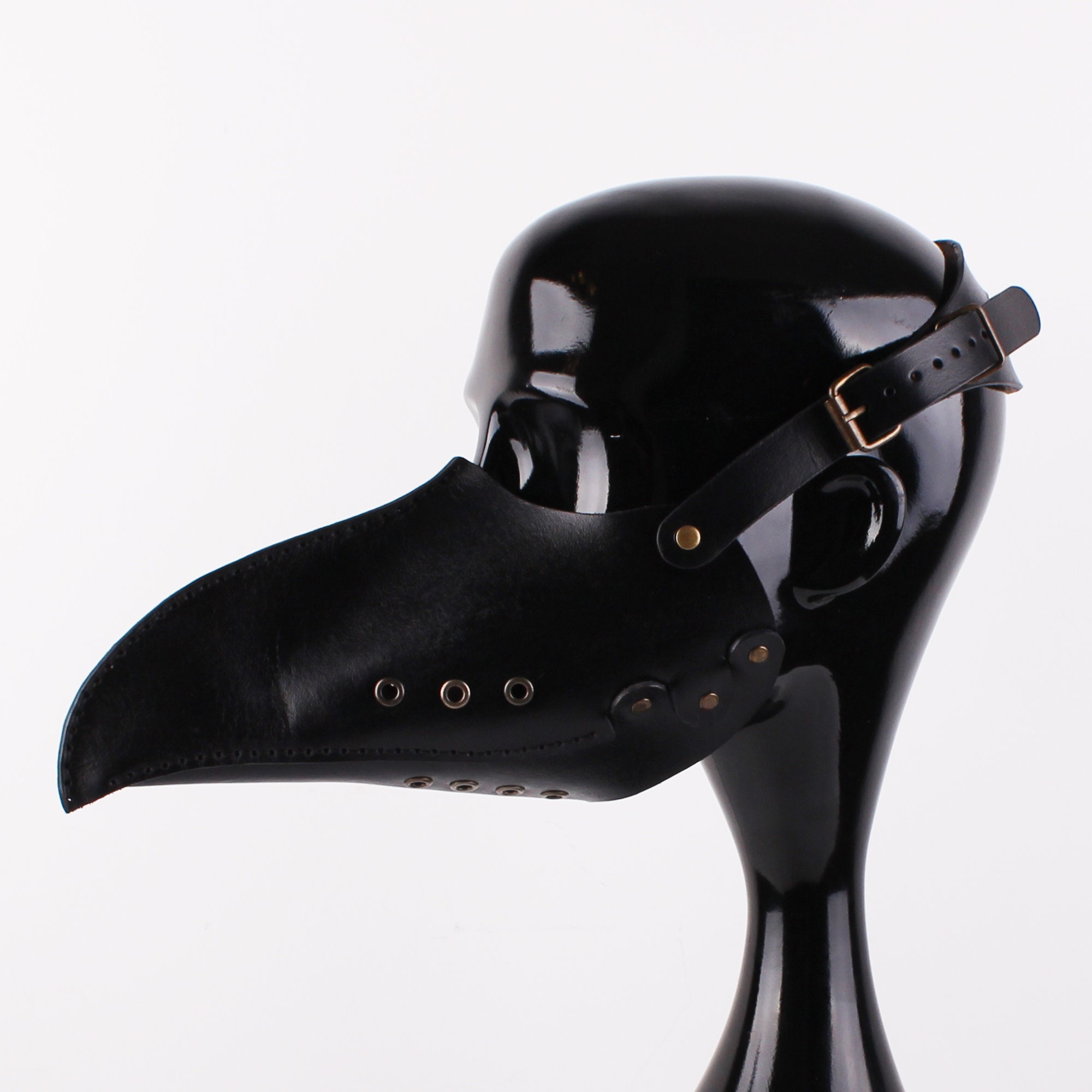 Plague Doctor Leather Mask Steampunk Post Apocalyptic Mask | Etsy