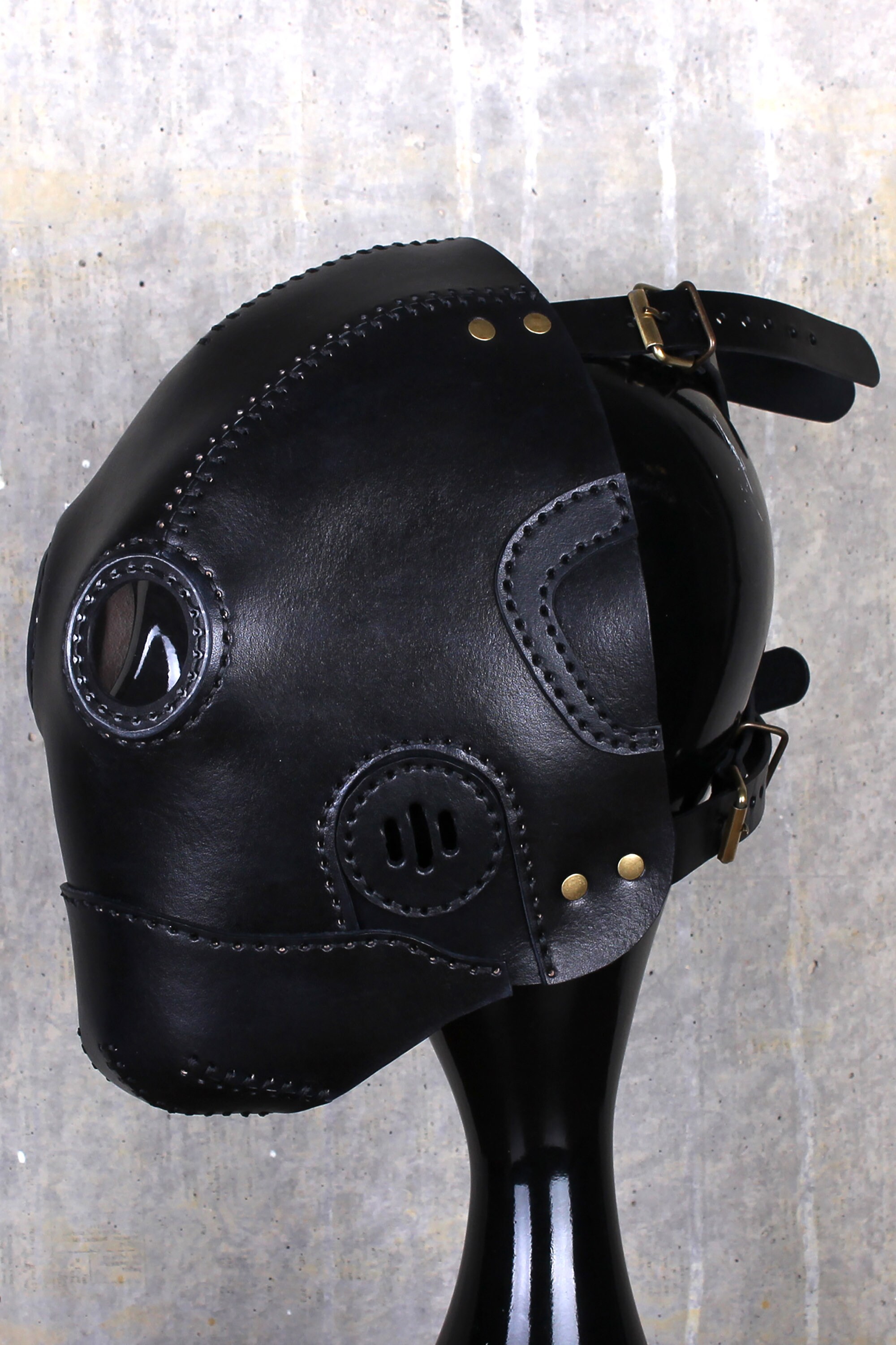 Leather Full Face Mask - Etsy
