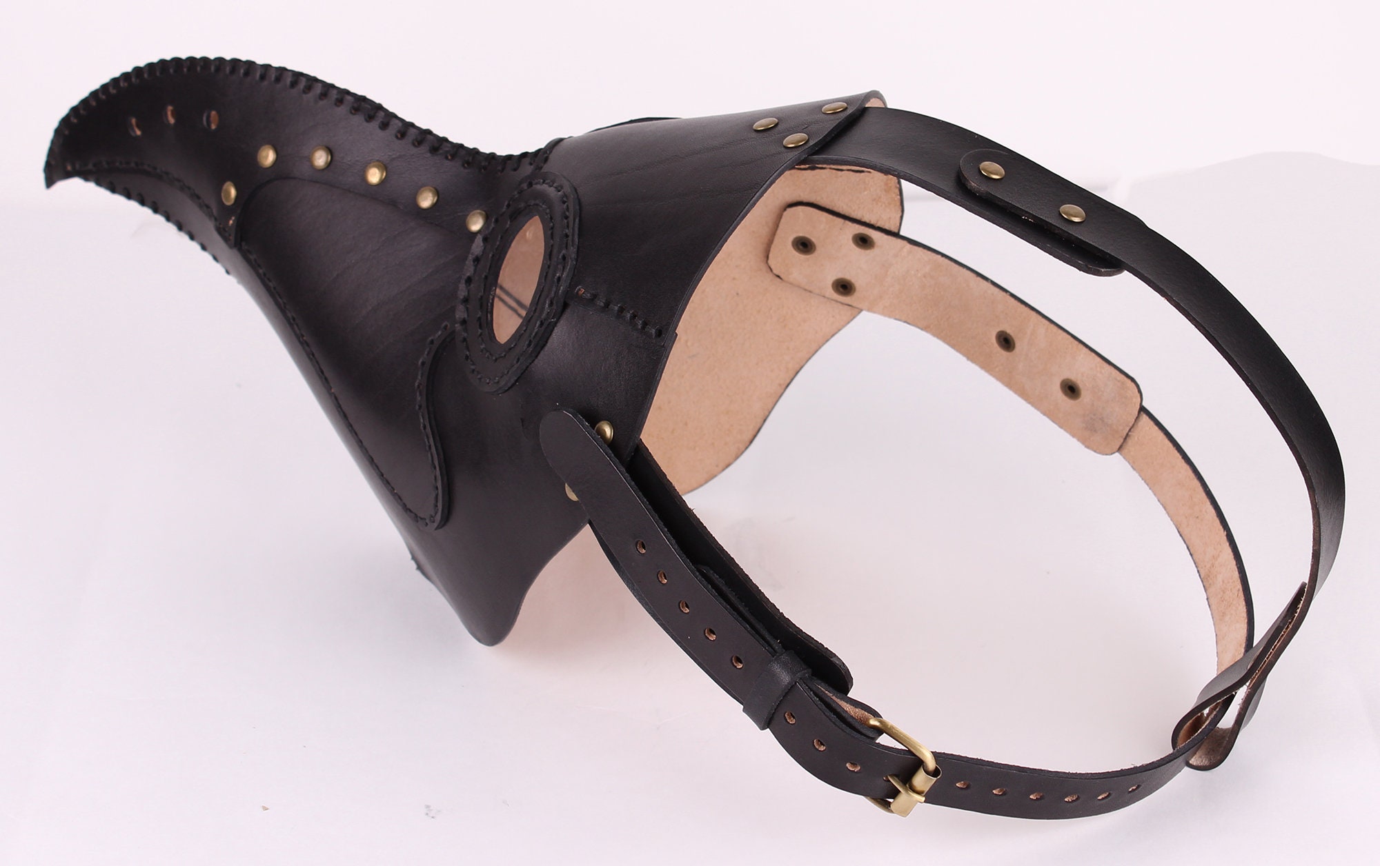 Plague Doctor Leather Mask Steampunk Post Apocalyptic Mask | Etsy