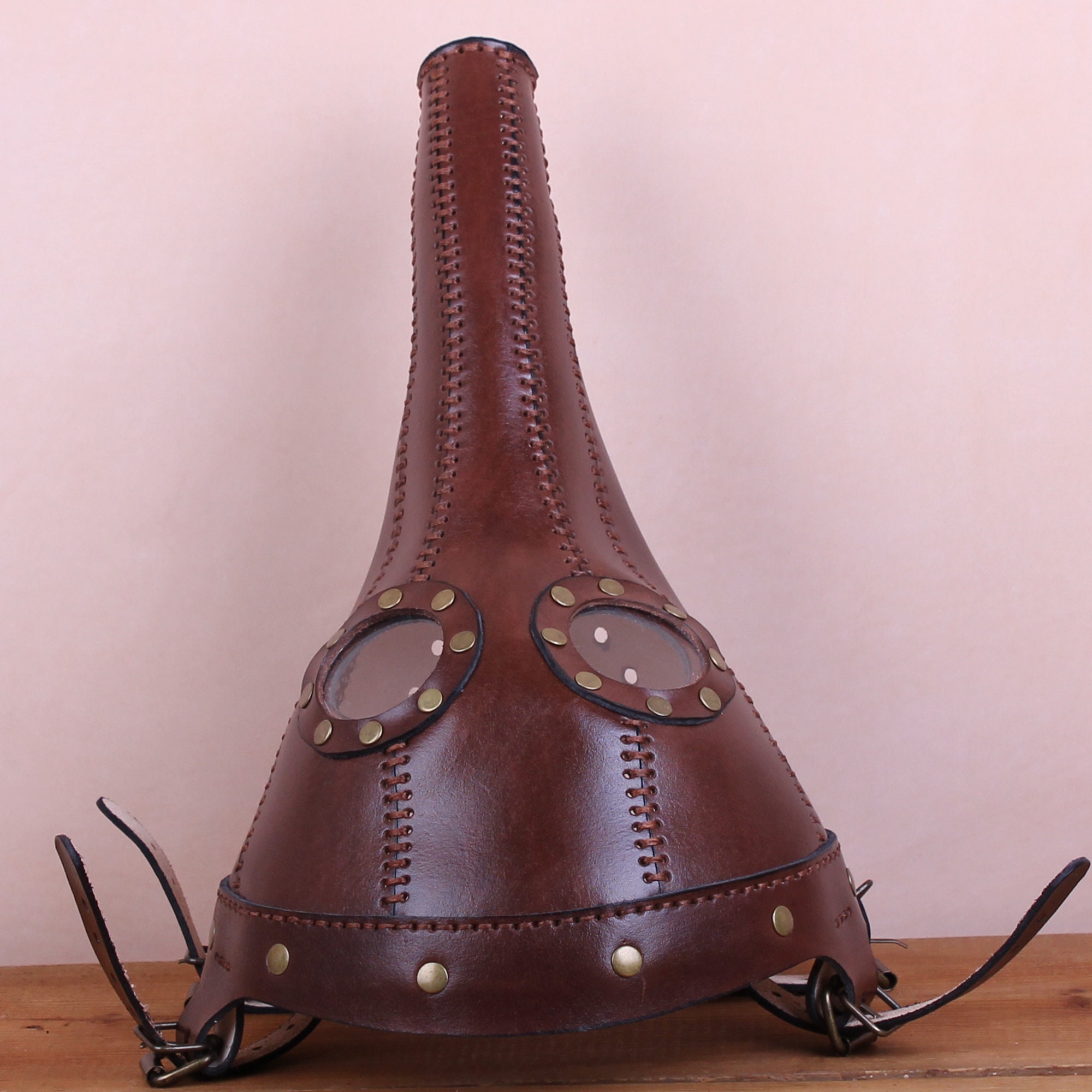 Plague Doctor Leather Mask Steampunk Post Apocalyptic Mask - Etsy