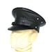 Leather Officer Peaked Cap, Army Commander Hat, Visor Cortical Military ...