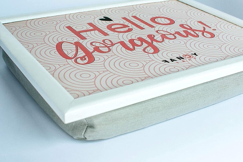 Fancy Wooden Lap Trays Bean Bag Lap Tray Gift for Women Cushioned Lap ...