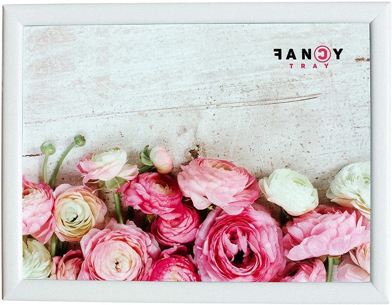 Fancy Wooden Lap Trays Bean Bag Lap Tray Gift for Women Cushioned Lap ...