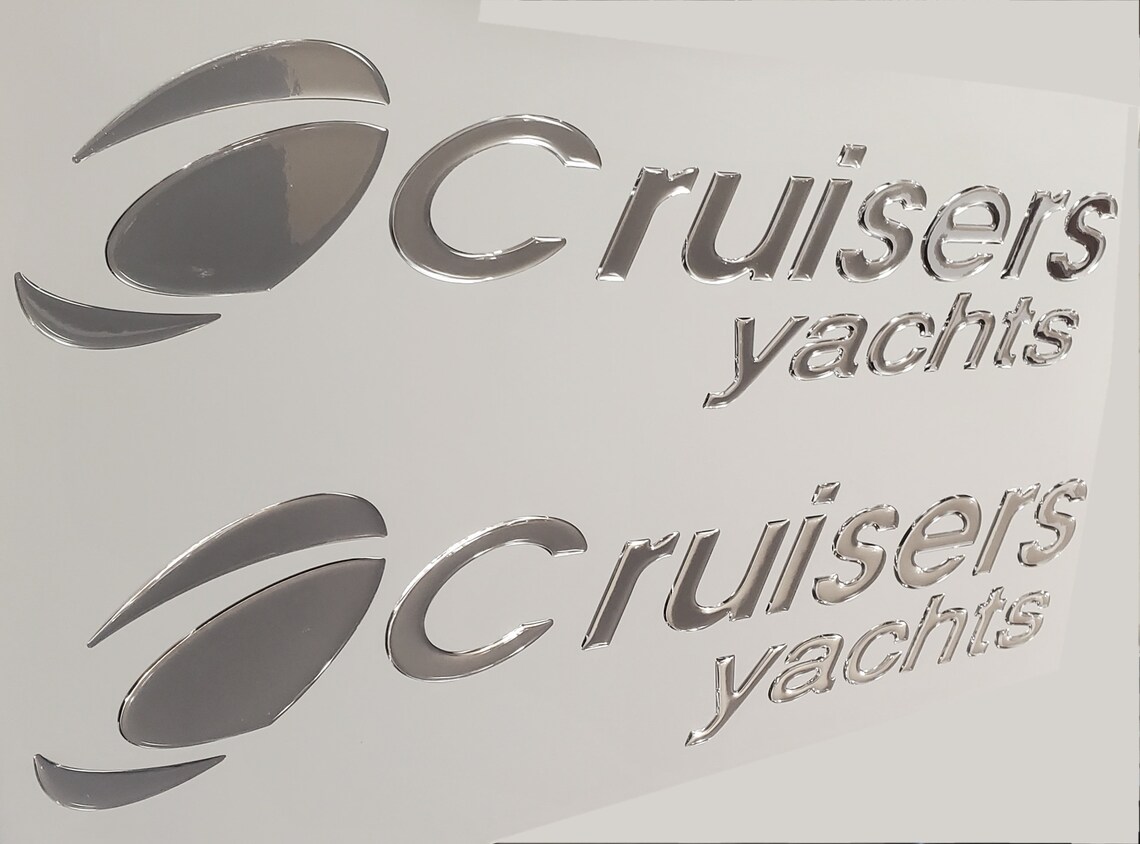 Cruisers Yachts Emblem Boat Domed Decals Stickers (set) - Etsy