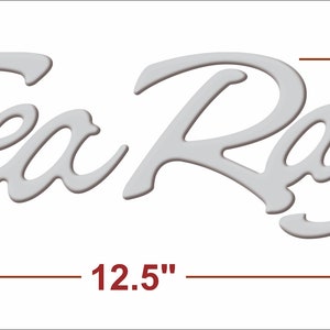 Sea Ray Emblems Domed Decals Stickers (set of Two) - Etsy