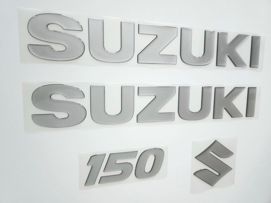 Suzuki Emblem Domed Decals Stickers (set of Two) - Etsy