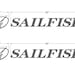 Sailfish Boat Emblems Chrome Domed Decals Stickers (set) - Etsy