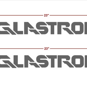 Glastron Boat Emblems Domed Decals Stickers (set) - Etsy