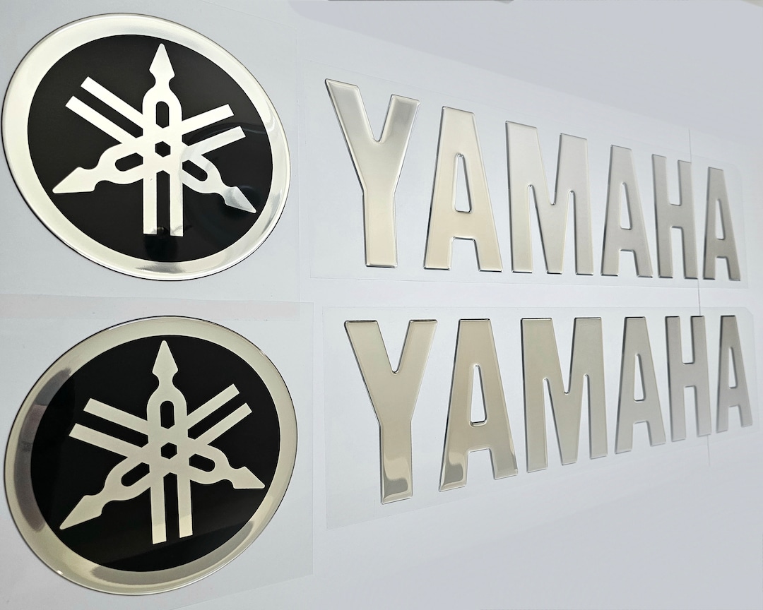Yamaha Emblem Domed Decals Stickers (set of Two) - Etsy