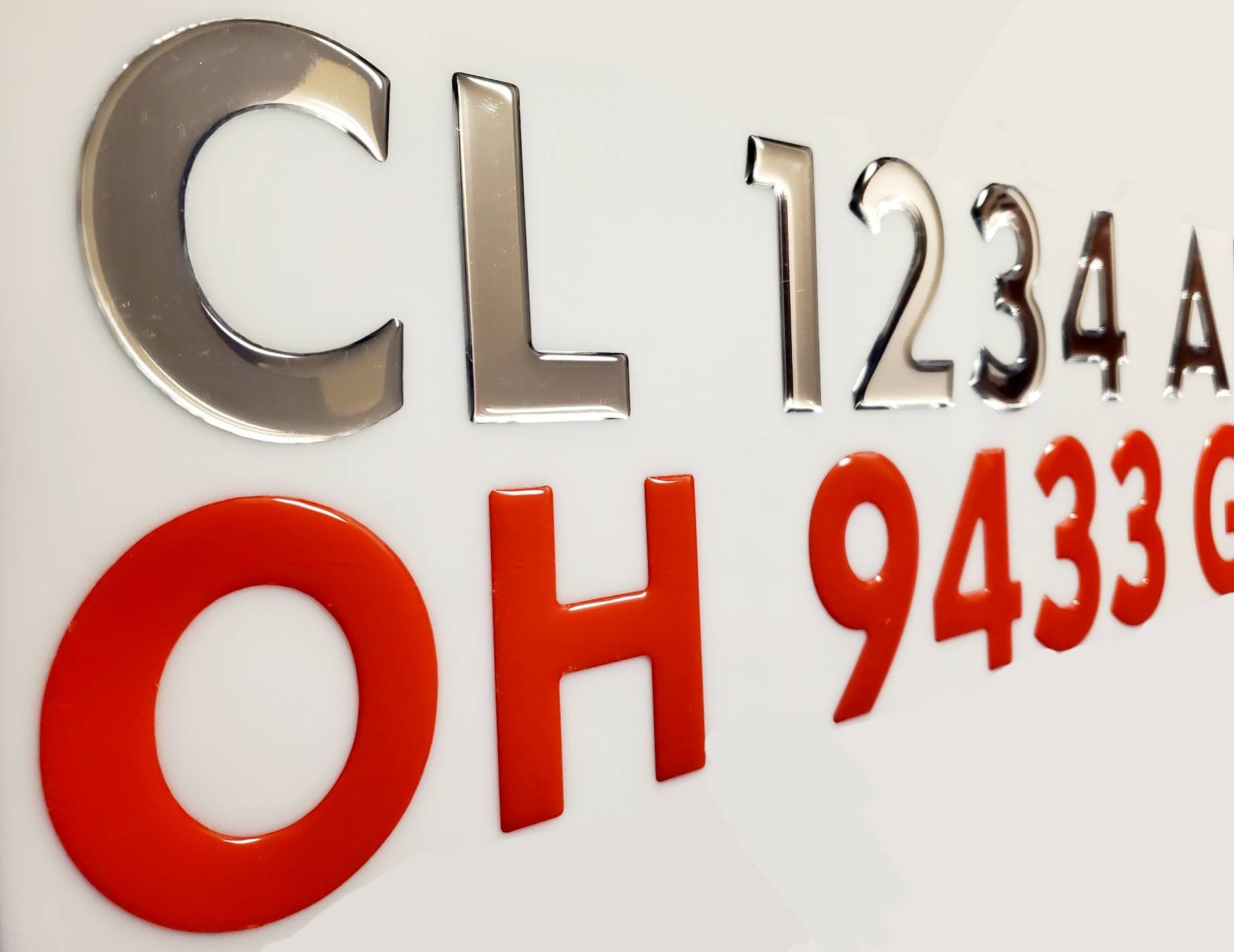 Boat Registration Numbers Decals Stickers Domed set | Etsy