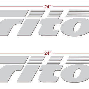 Triton Boat Emblem Domed Decals Stickers (set of Two) - Etsy