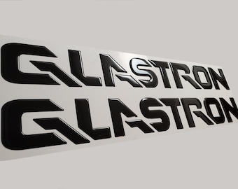 Glastron Boat Emblems 18 Chrome FREE FAST Delivery DHL Express Stickers ...