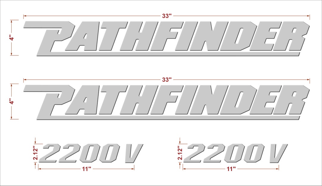Pathfinder Boat Emblem Domed Decals Stickers set of Two - Etsy Canada