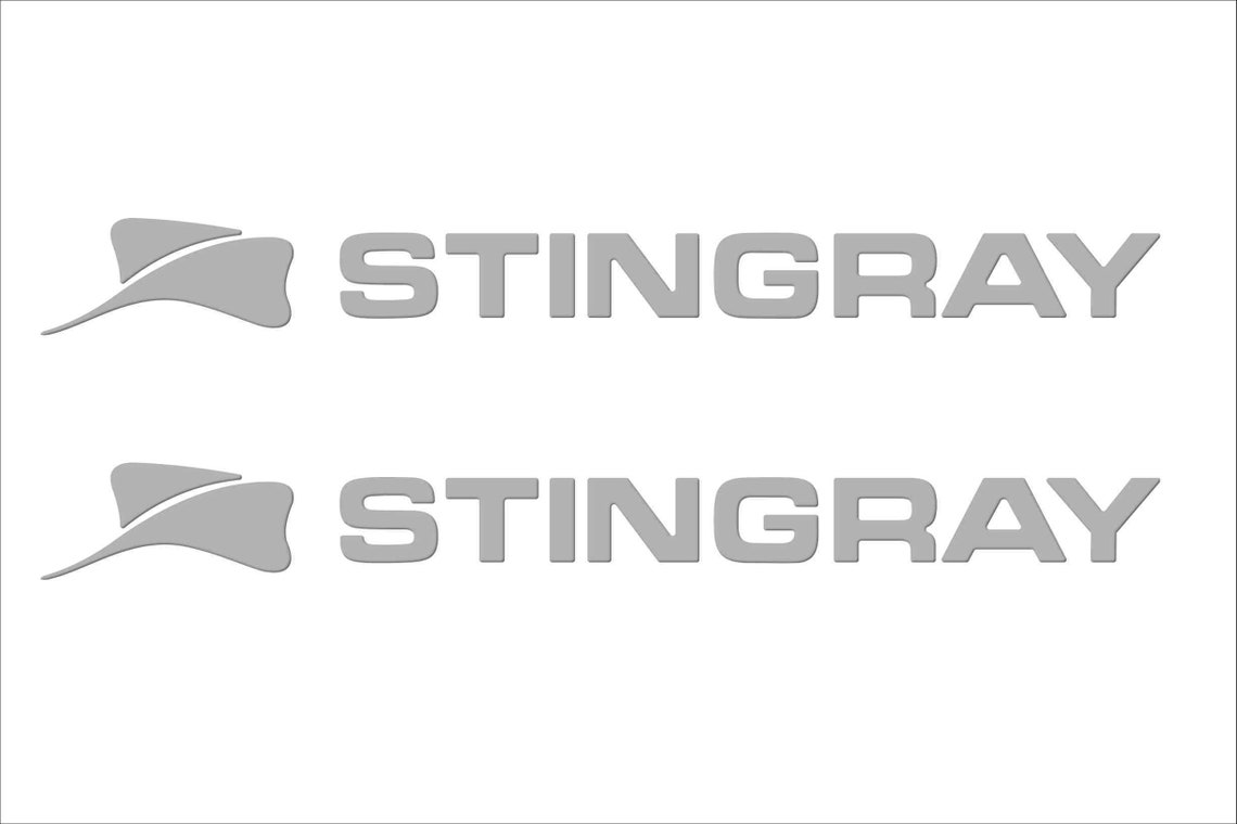 Stingray Boat Emblems Chrome Domed Decals Stickers set - Etsy