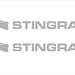 Stingray Boat Emblems Chrome Domed Decals Stickers set - Etsy